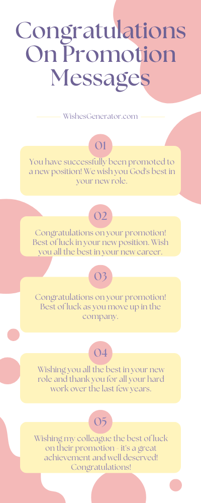 58 Congratulations On Promotion - Wishes, Messages, and Texts for Colleagues